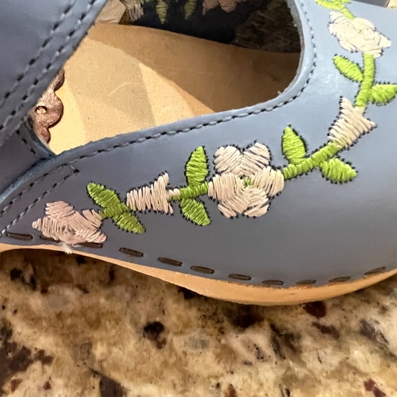 Hanna Andersson | Shoes | Vintage Never Worn Hanna Andersson Mary Jane Clogs Leather And Wood ...